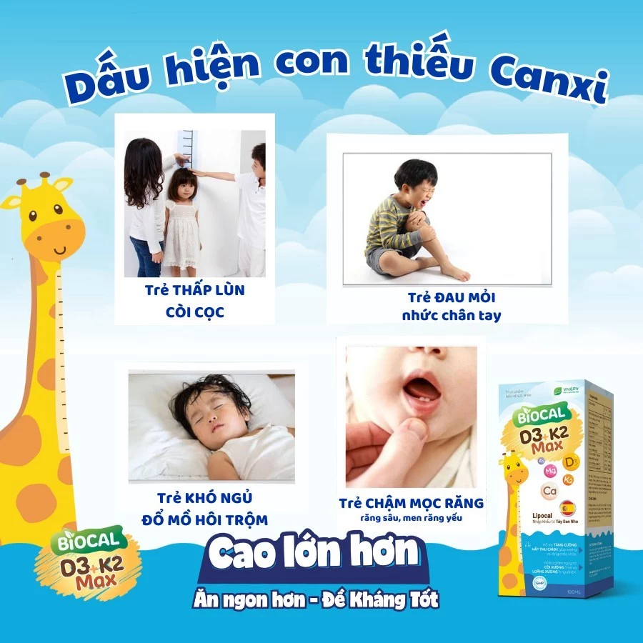 Canxi sinh học BIOCAL D3K2 MAX - Hỗ Trợ Bổ Sung Canxi, D3K2, Magie | Shopee Việt Nam
