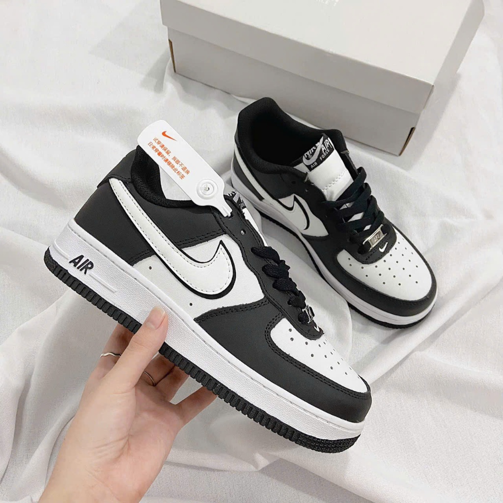 Giày sneaker AF1 Panda, Giày thể thao AF 1 panda đen trắng nam nữ cao ...