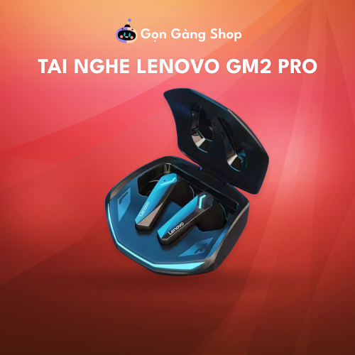 Tai nghe không dây LENOVO GM2 PRO Bluetooth 5.3 TWS chơi game HD âm thanh nổi có đèn RGB và ...