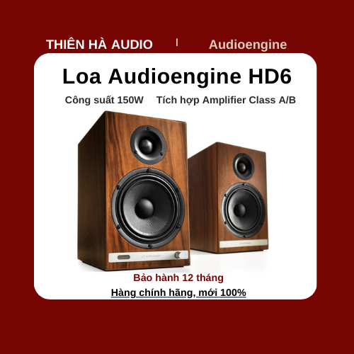 Loa Audioengine HD6 Wireless - Hàng chính hãng, mới 100% bảo hành 12 ...