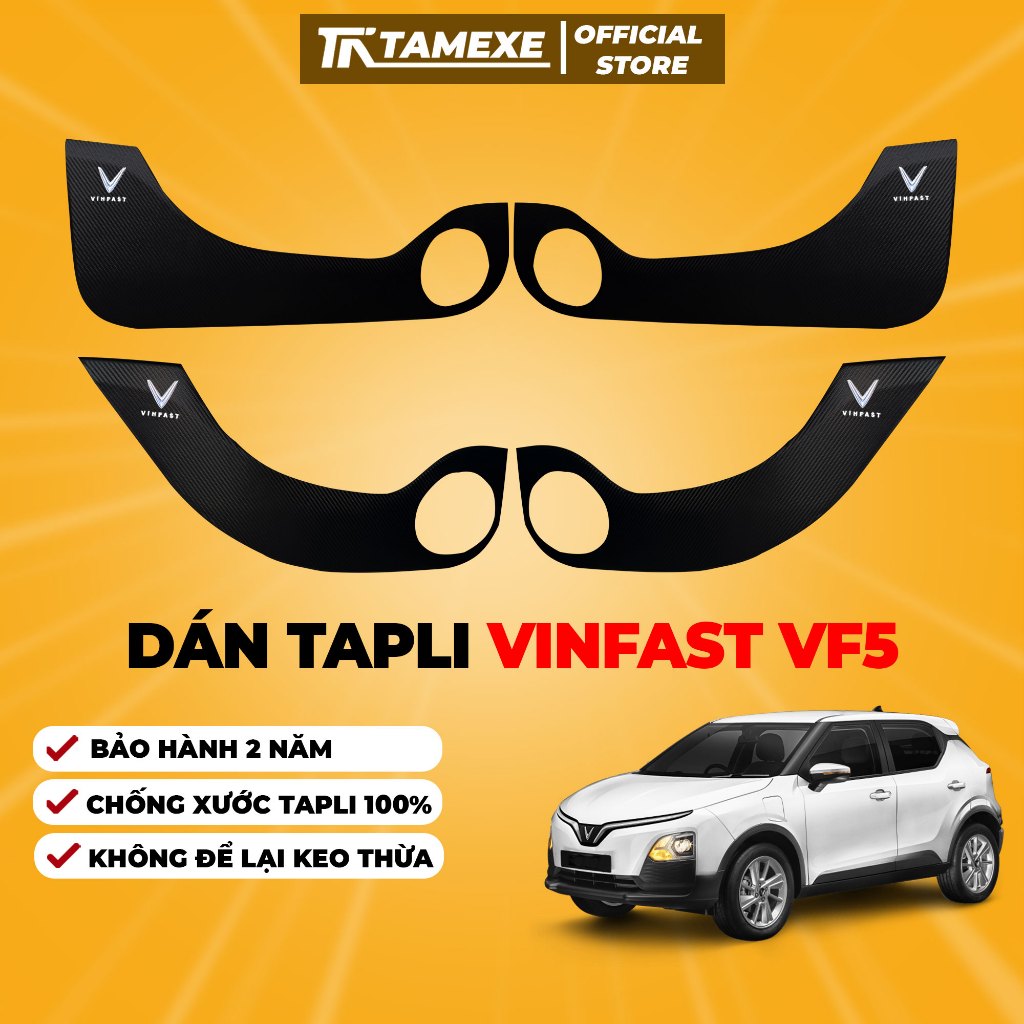 Miếng dán tapli cửa ô tô VINFAST VF5 loại 1 TAMEXE chống trầy xước ...
