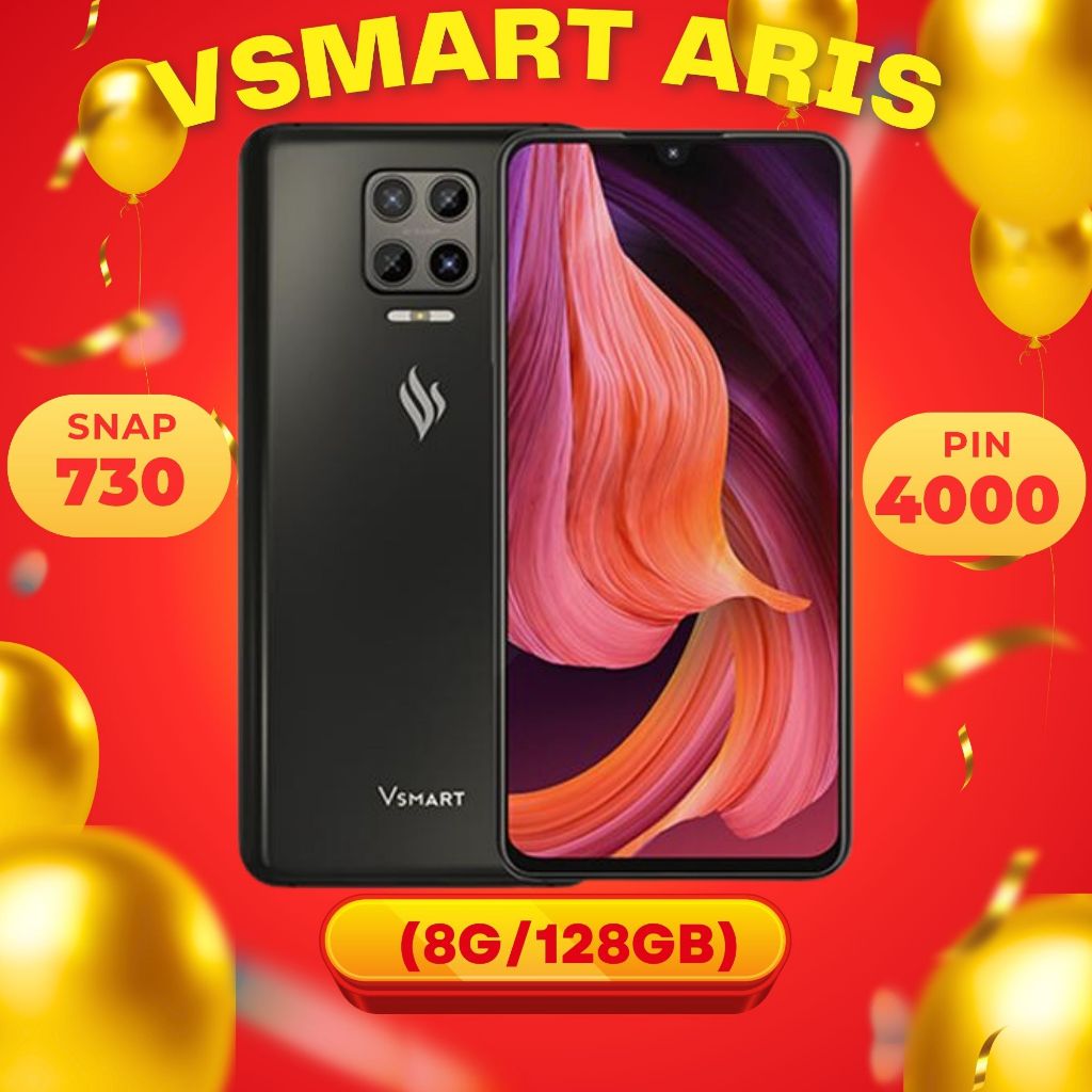 Điện thoại VSMART ARIS (8G/128gb) Máy Đẹp Đủ Phụ Kiện! | Shopee Việt Nam