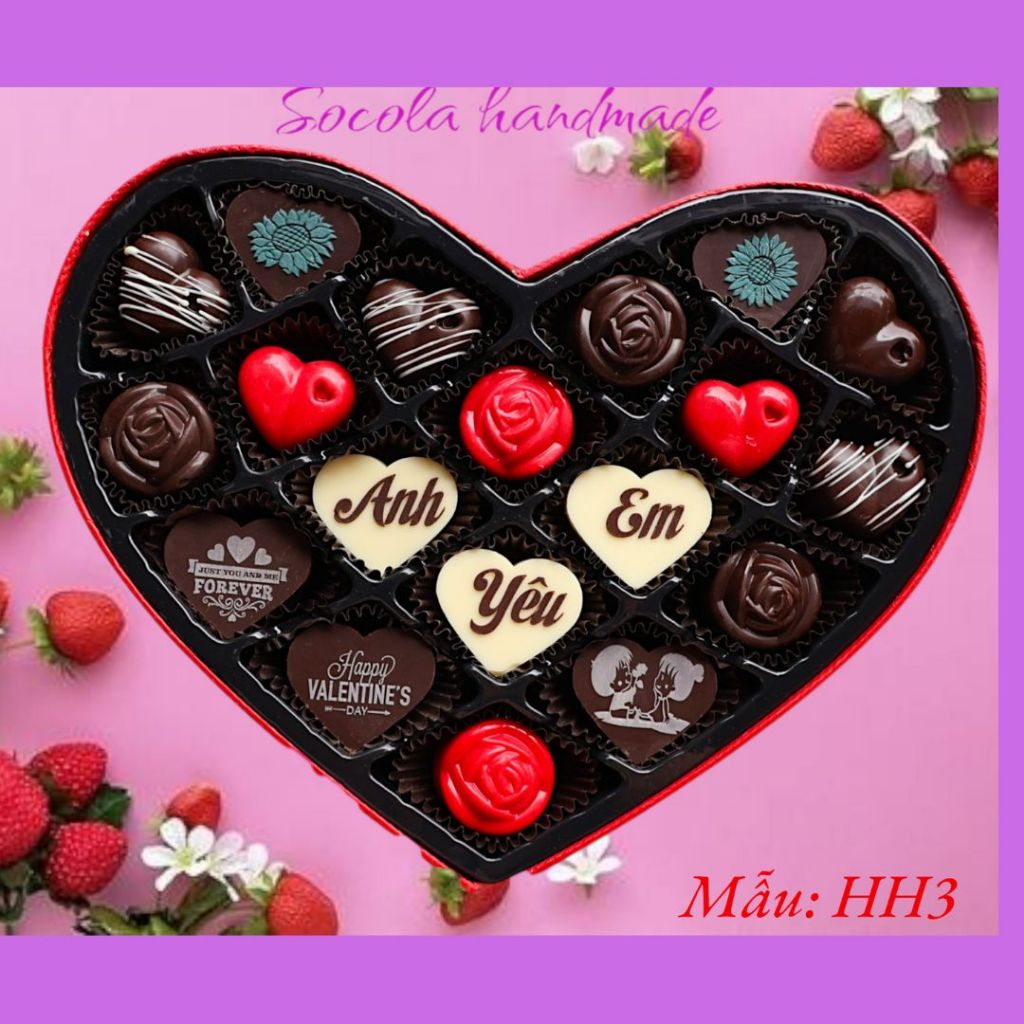 [SOCOLA HANDMADE] Socola ngon cao cấp, quà tặng valentine 10 MẪU HOT ...