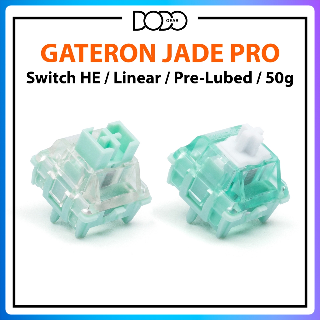 Switch Gateron Magnetic Jade Pro Linear 50g công tắc bàn phím Switch HE ...