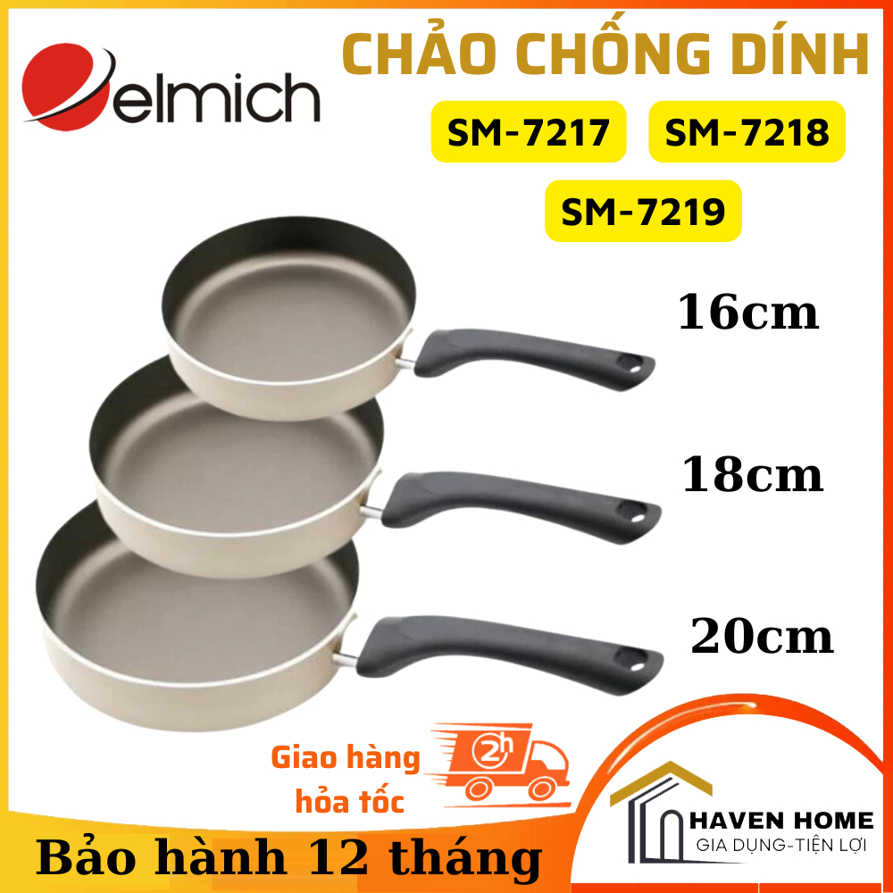 Chảo Chống Dính Đáy Từ Elmich Smartcook - SM-7217 / SM-7218 / SM-7219 ...