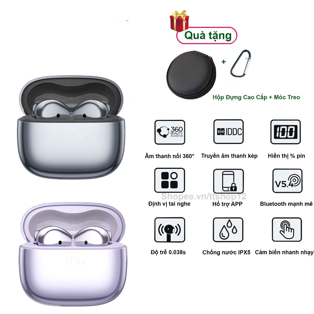 Tai Nghe Bluetooth Gaming InPods Me Buds, Bass mạnh 13mm, Pin 4-8 giờ ...