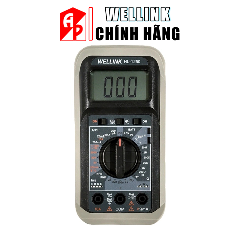 Đồng hồ vạn năng hiện số Wellink HL-1250 [CHÍNH HÃNG] | Shopee Việt Nam
