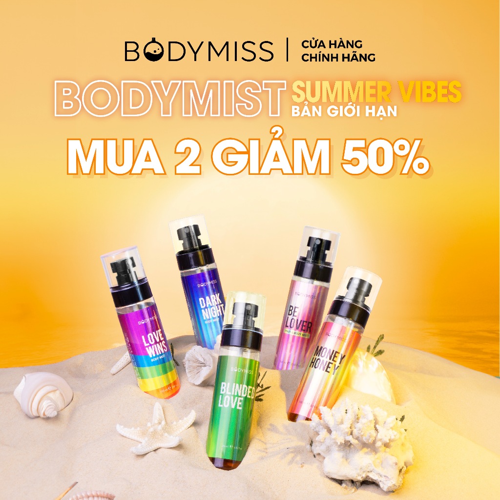 [MUA 2 CHAI GIẢM 50%] Body Mist Nam Nữ Unisex Bodymist Chính Hãng Thơm ...