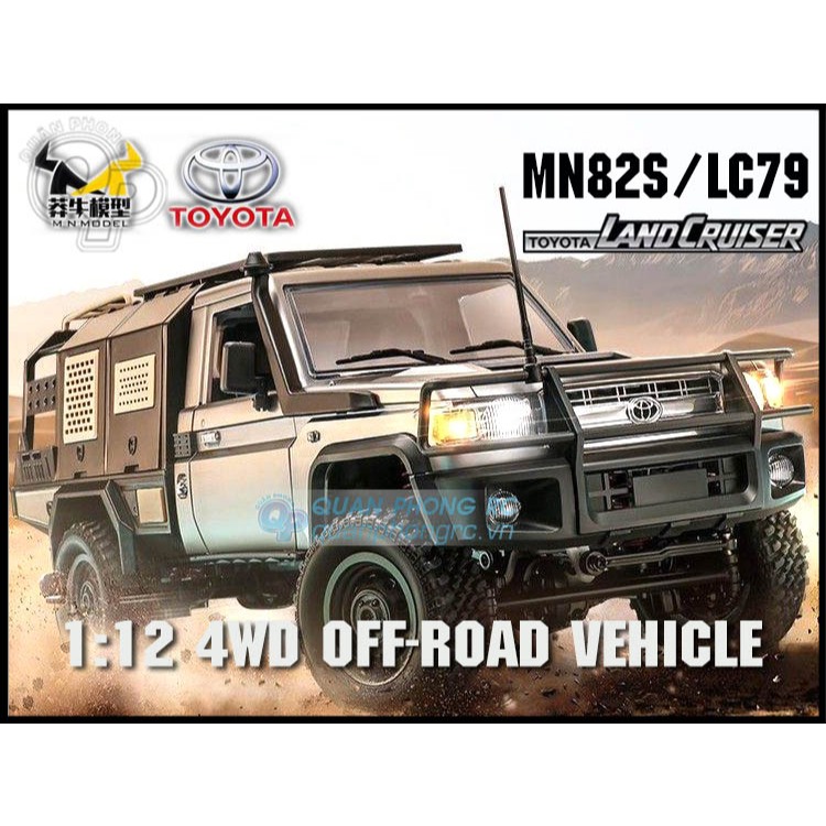 MN82S Toyota Land Cruiser LC79 1/12 Scale 2.4G 4WD Off-Road Vehicle RTR ...