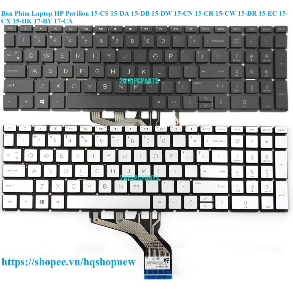 ⚡️ Bàn Phím Laptop HP Pavilion 15-CS 15-DA 15-DB 15-DW 15-CN 15-CR 15-CW 15-DR 15-EC 15-CX 15-DK ...