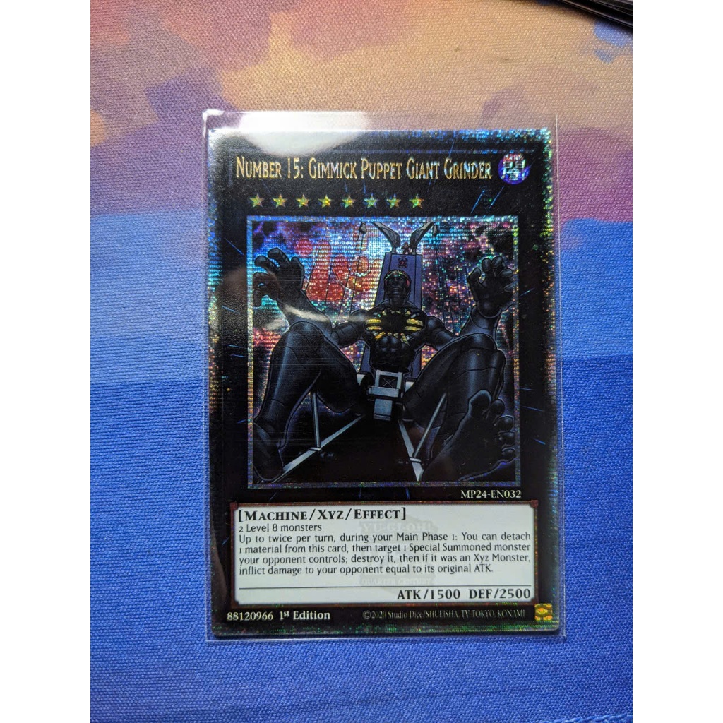 Lá thẻ bài Number 15: Gimmick Puppet Giant Grinder - MP24-EN032 - Quarter Century 1st Edition ...