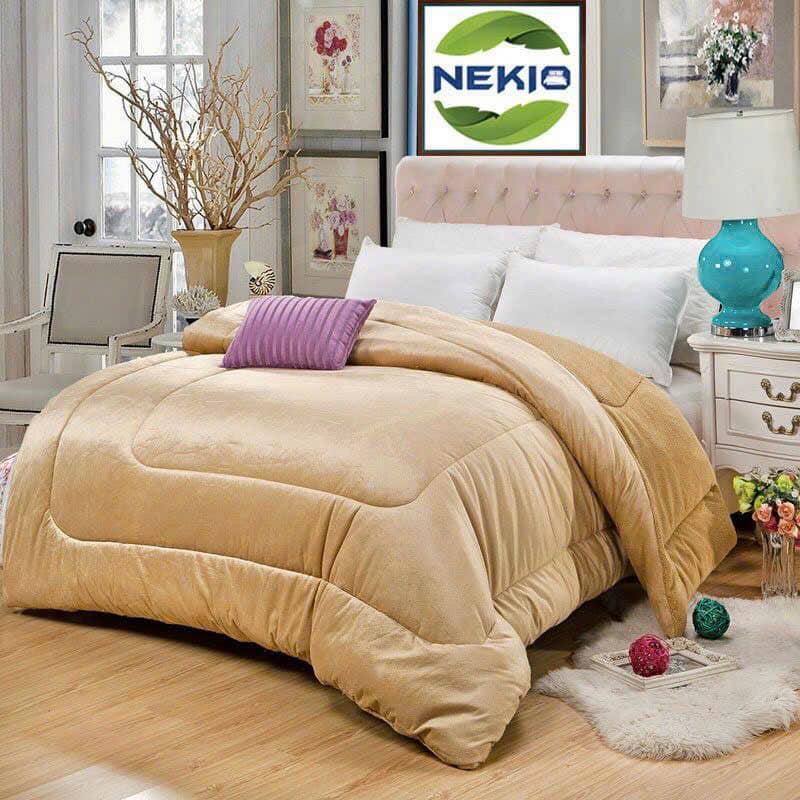 Chăn lông cừu Nekio Nhật Bản Vàng Be chính hãng 2,3m x2m | Shopee Việt Nam