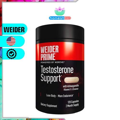 Viên uống tăng cường Testosterone Weider Prime Testosterone Support ...