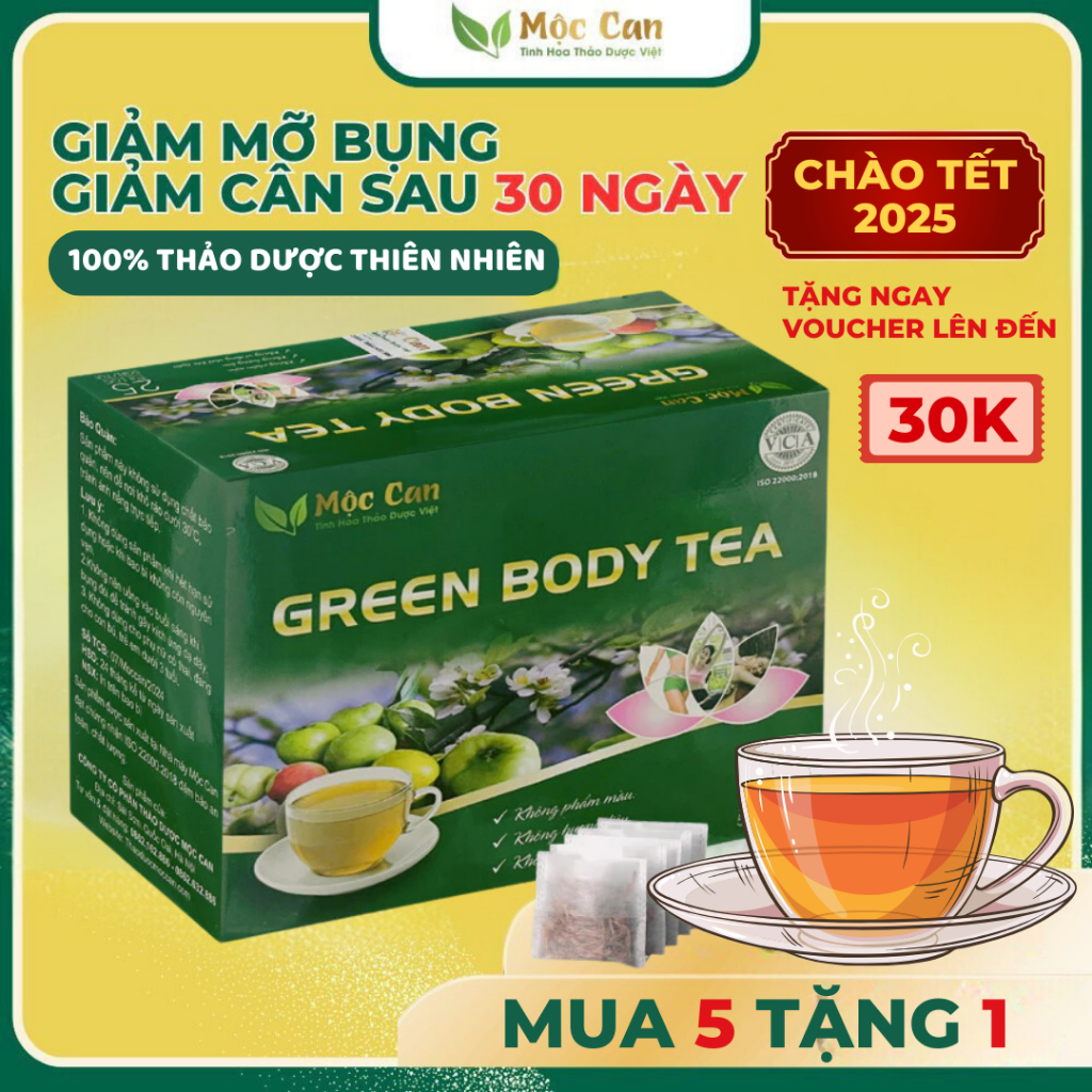 Trà giảm cân cấp tốc Mộc Can - Trà giảm mỡ bụng, giảm cân sau sinh cho ...