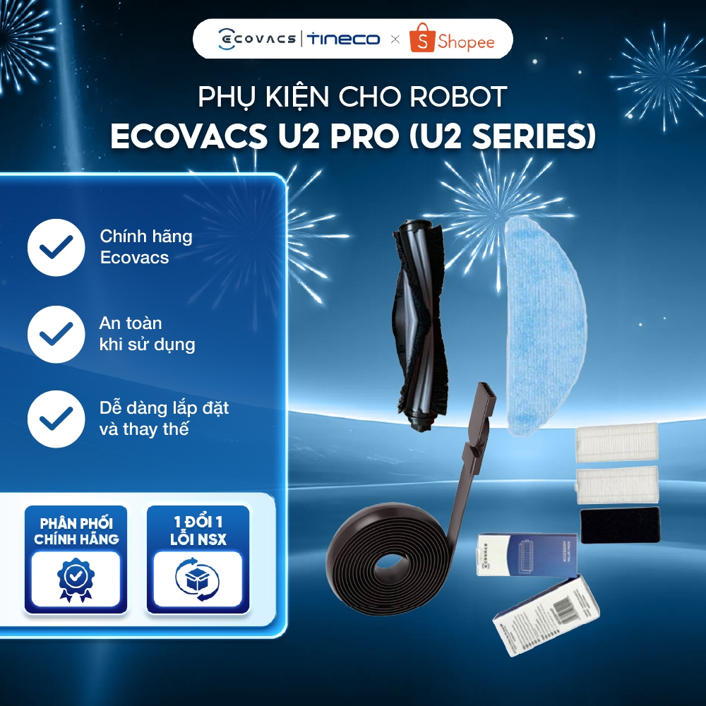 Phụ kiện cho Robot Ecovacs U2 Pro (U2 Series) | Chổi chính Ecovacs U2 ...