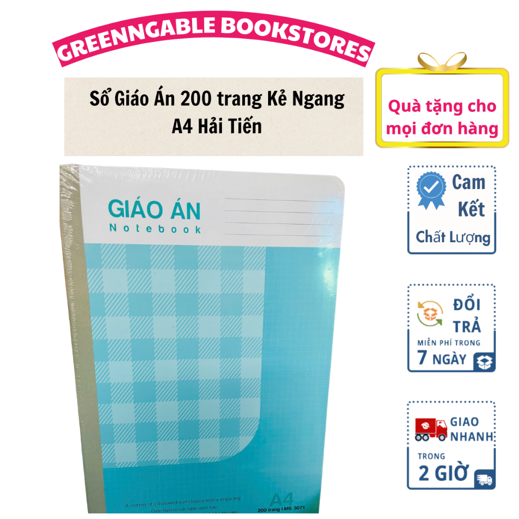 Sổ Giáo Án 200 ,300 trang Kẻ Ngang A4 Hải Tiến | Shopee Việt Nam