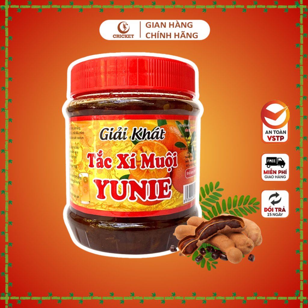 Tắc Xí Muội Yunie 900g - Xí muội chua ngọt, dùng giải nhiệt, giảm ho ...