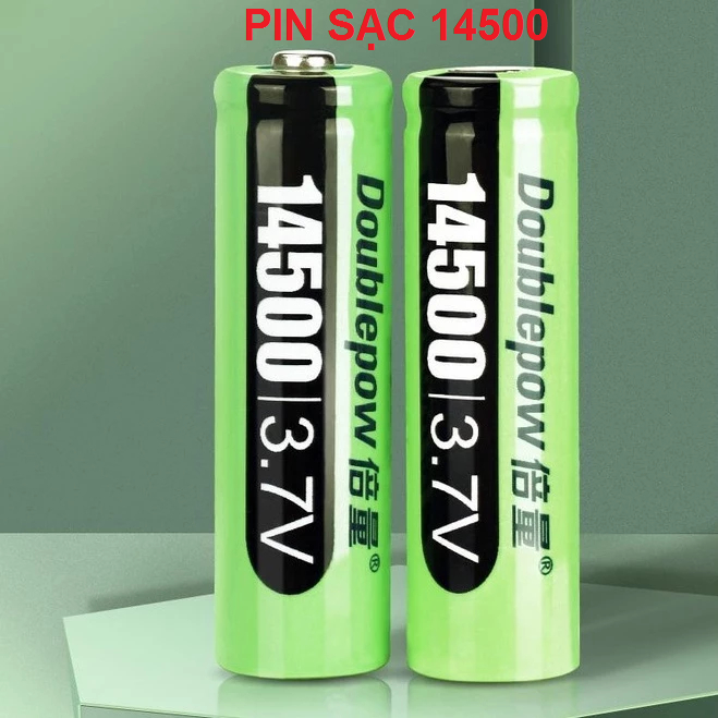 Pin Sạc 14500 3,7V Doublepow 2960mWh Lithium-ion pin dung lượng thực ...