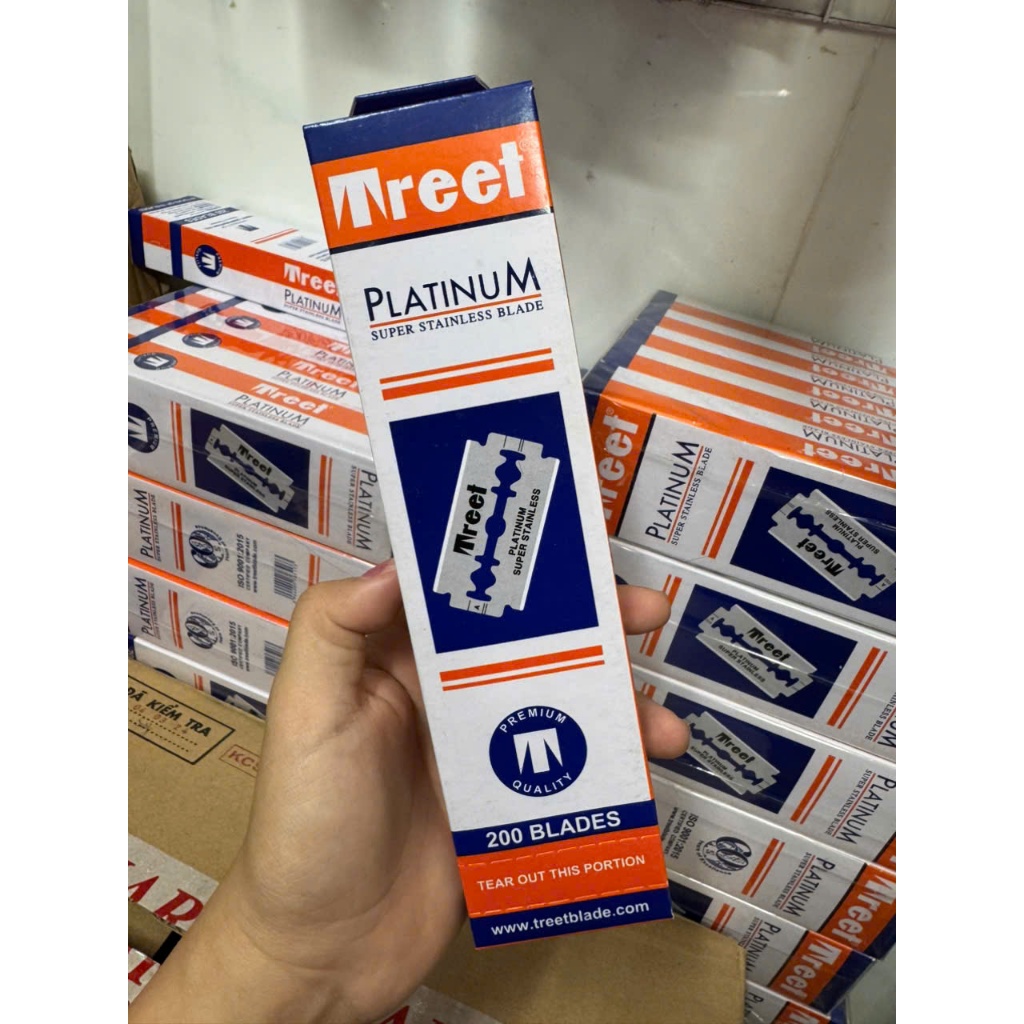 Cây dao lam Treet cam 200 lưỡi chính hãng | Shopee Việt Nam