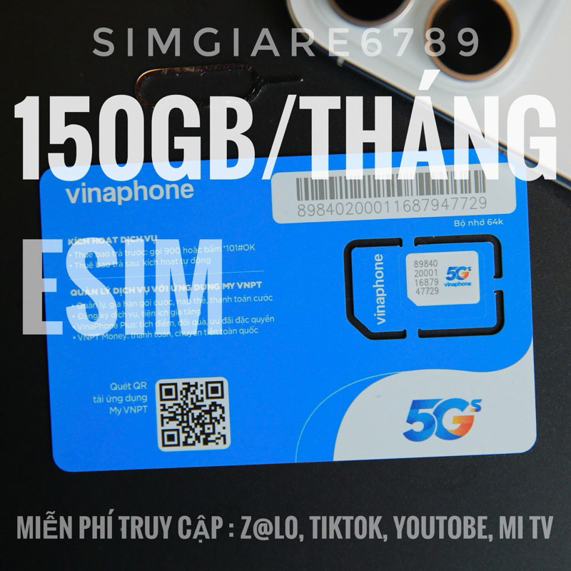 Sim Vinaphone 12Big50y data vào mạng 14 tháng miễn phí 5GB ngày | Shopee Việt Nam