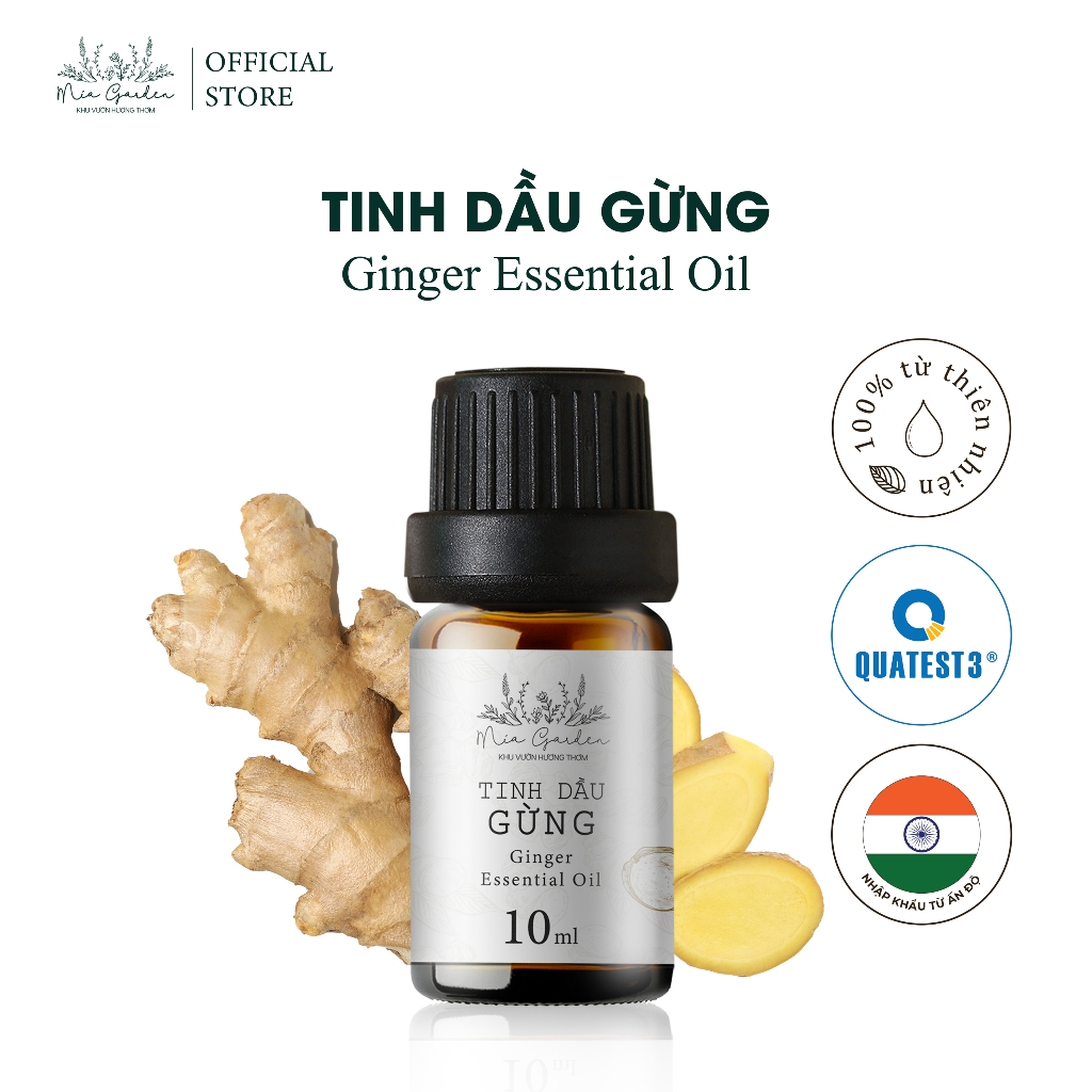 Tinh dầu Gừng (Ginger Essential oil) 10ml - Mia Garden | Shopee Việt Nam