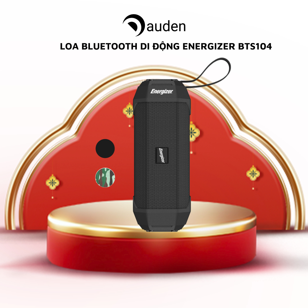 Loa Bluetooth Energizer BTS104 kiêm sạc dự phòng, hỗ trợ FM radio, thẻ ...