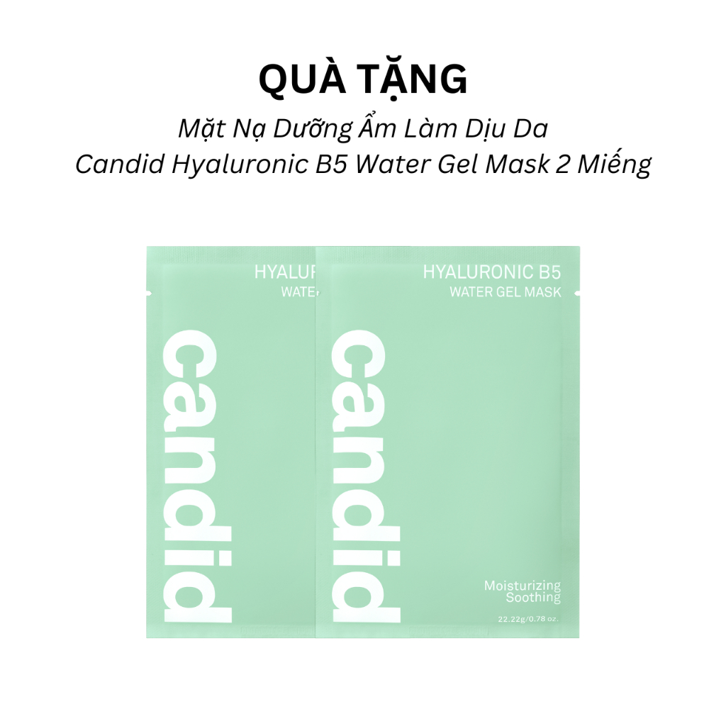 [Quà Tặng] Mặt Nạ Dưỡng Ẩm Da - Candid Hyaluronic B5 Water Gel Mask 2 ...