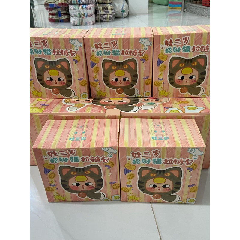mèo tt baby three bé 3 lucky cat blind box mèo thần tài | Shopee Việt Nam