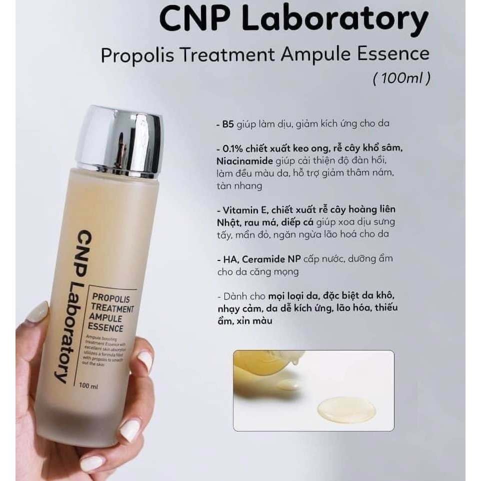 (Toner) Nước dưỡng tinh chất keo ong phục hồi da CNP Laboratory ...