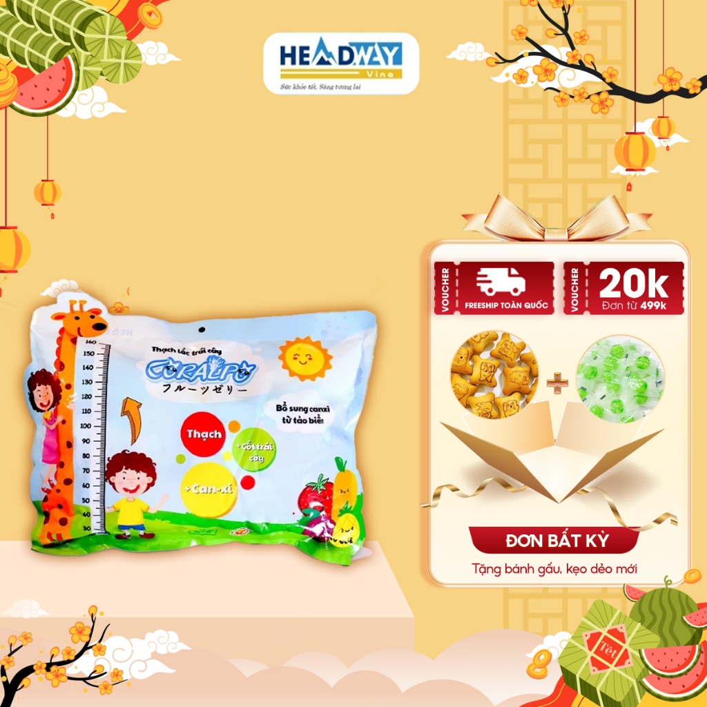 Thạch Lắc Hương Trái Cây Coralpo Chua Ngọt Lạ Miệng Túi 760g | Shopee ...