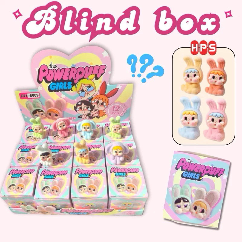 [Sẵn] Hộp 12 Túi Mù FullBox Powerpuff Girls, Labubu, Blind Box Mini Quà ...