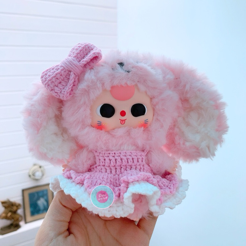 [Chỉ có quần áo, không bao gồm thú bông] Bộ quần áo len handmade cho ...