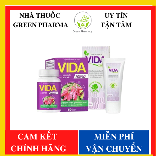 [ COMBO 2 ] VIDA NANO - Hỗ Trợ Thanh Nhiệt, Hỗ Trợ Giảm Rôm Xẩy, Mụn Nhọt - Vida Pharma | Shopee ...