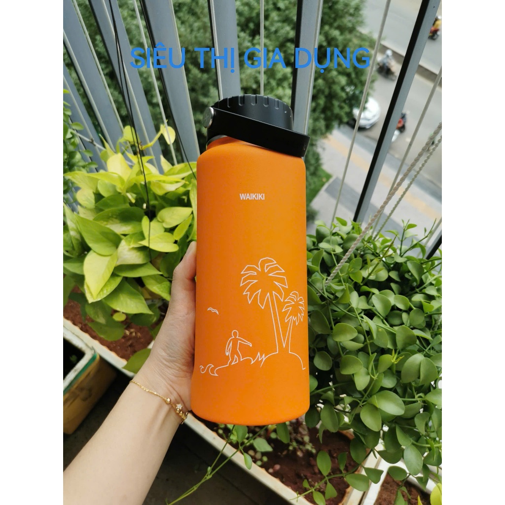 (KHÔNG KÈM ỐNG HÚT) Bình giữ nhiệt Lock&Lock bằng thép không gỉ ...