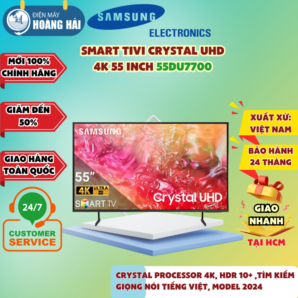 UA55AU7700 | 55DU7700 - Smart TV SAMSUNG UHD 4K 55 inch 55AU7700 ...