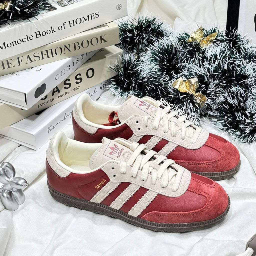 [SẴN AUT 100%] Giày adidas Samba OG Preloved Ruby Cream White (JI3216 ...