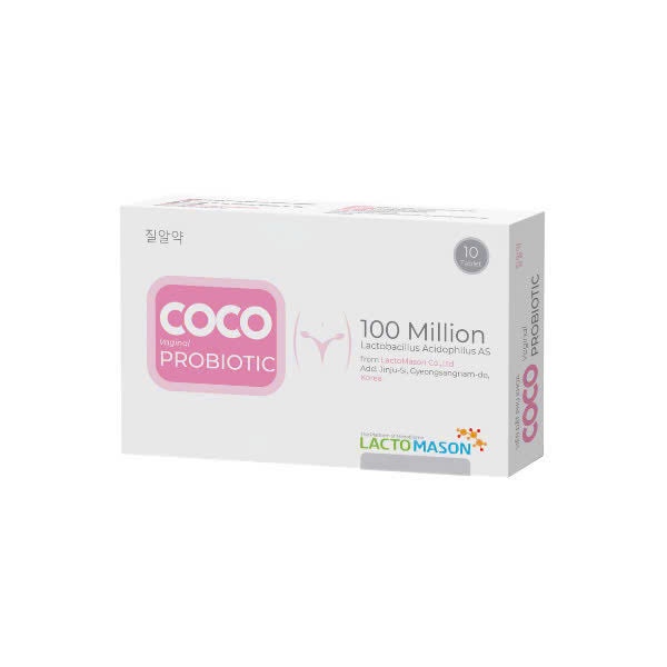 Viên đặt bổ sung lợi khuẩn COCO VIGINAL PROBIOTIC hộp 10 viên | Shopee ...