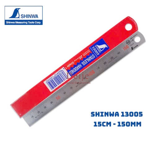 Thước thép thẳng Nhật Bản SHINWA 13005 15cm - 150mm | Shopee Việt Nam