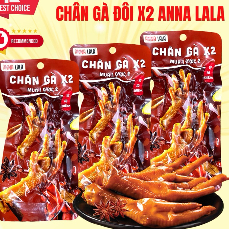 combo 30 và 20 gói (gói 2 chân) chân gà đôi X2, chân có xương, rút ...