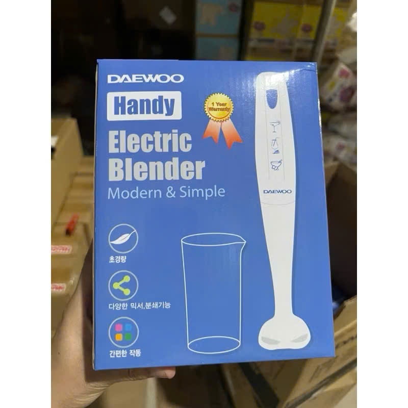 Máy Xay Sinh Tố Cầm Tay Đa Năng DAEWOO DEB-JZ150 (Chính Hãng) | Shopee ...