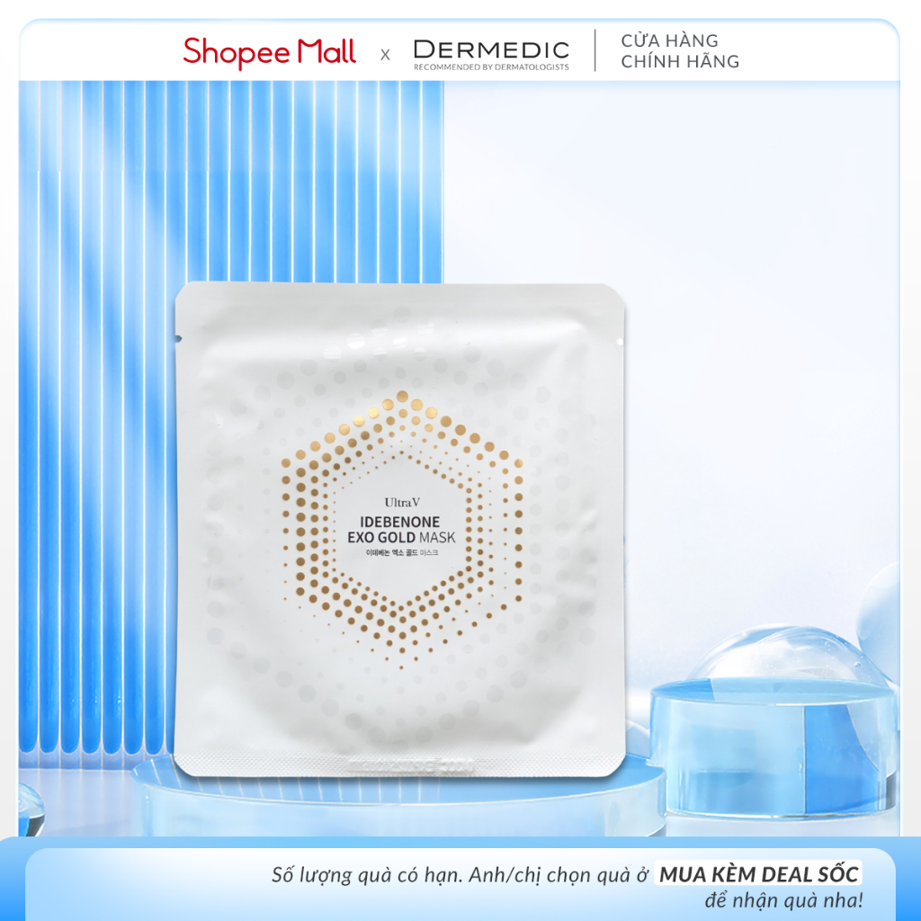 [Hàng Tặng-Không Bán] MẶT NẠ IDEBENONE EXO GOLD MASK | Shopee Việt Nam
