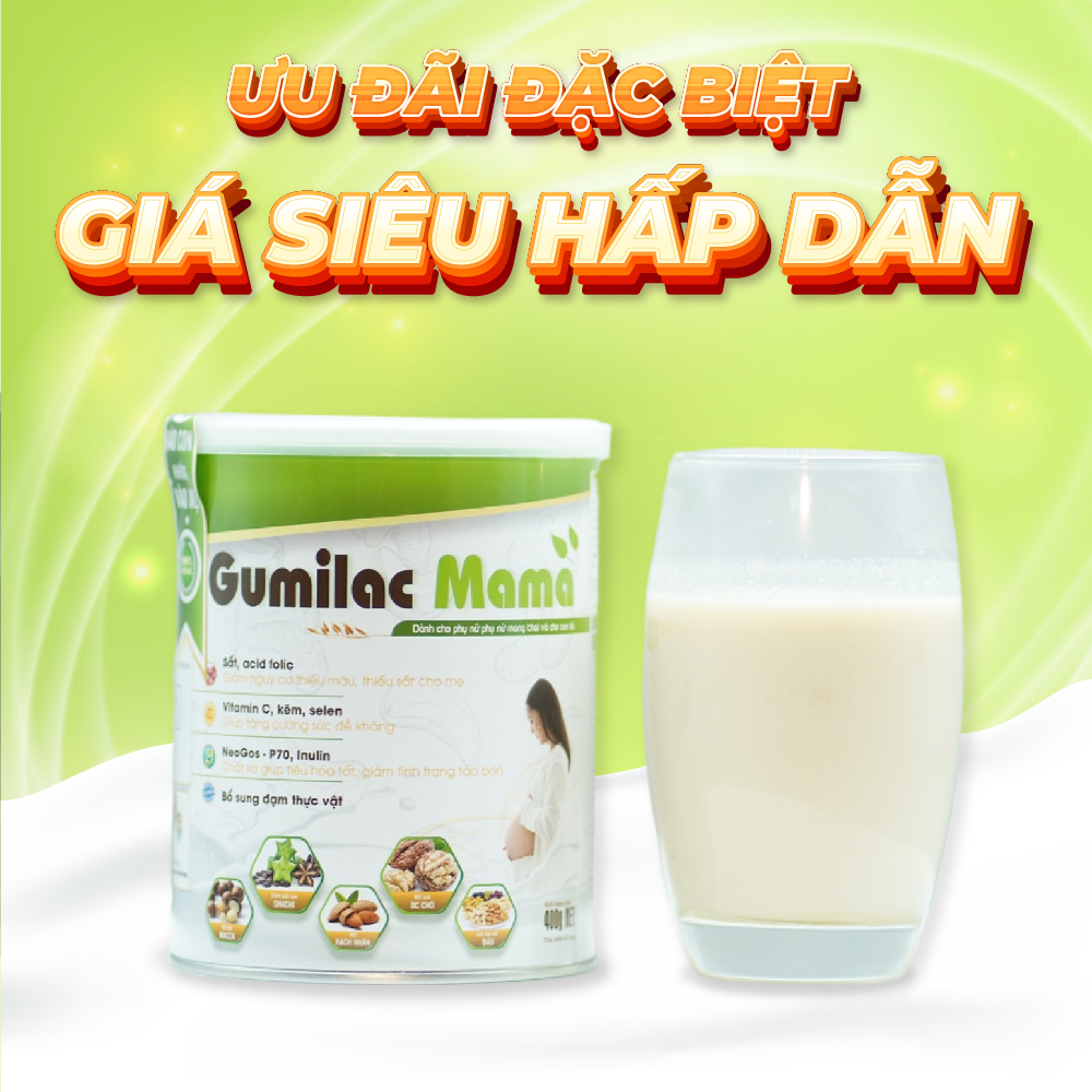 1 Hộp Sữa Hạt Gumilac Mama Bổ Sung 28 Loại Vitamin Khoáng Chất, Giúp Mẹ ...