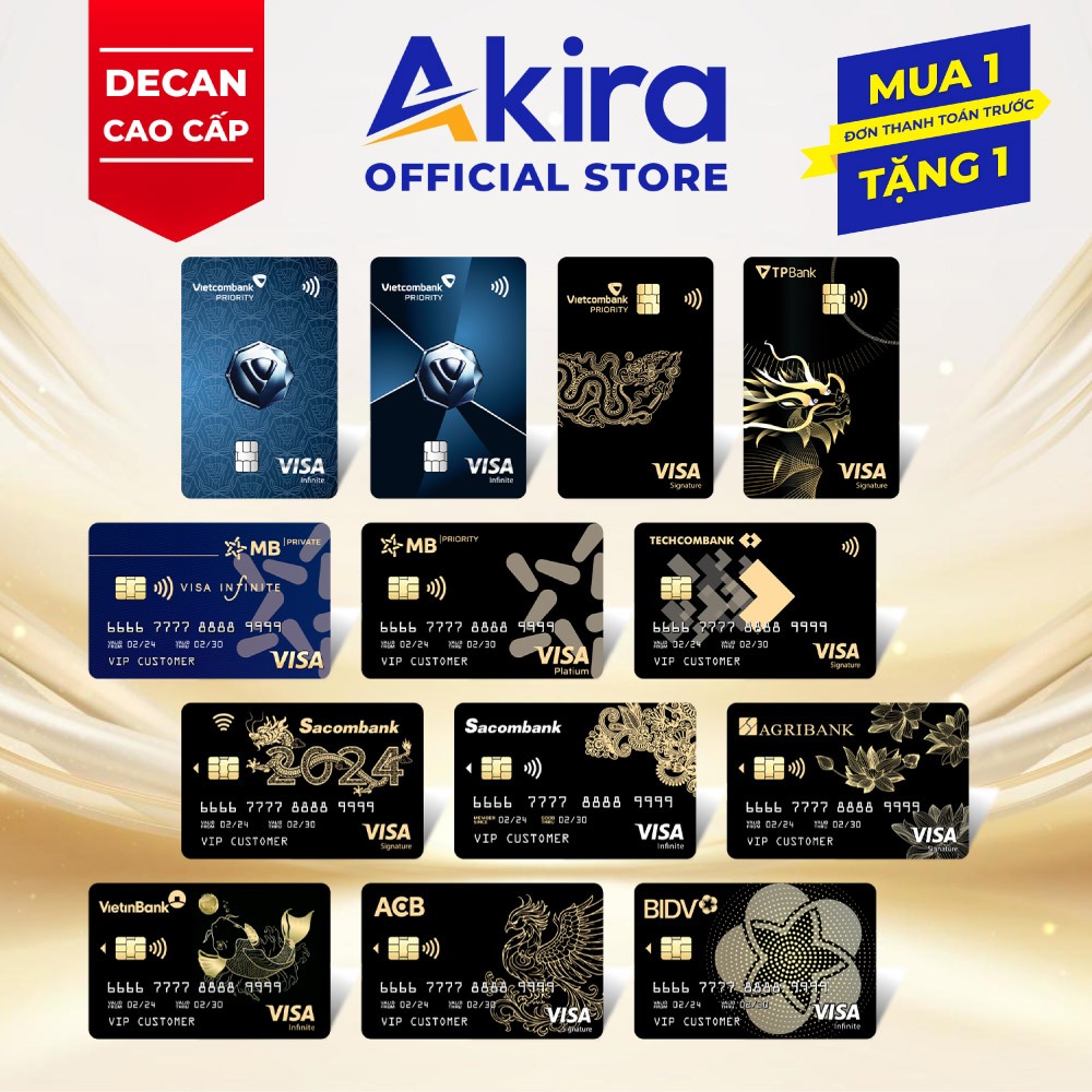 AKIRA | Skin black card - Decal dán thẻ ngân hàng, bảo vệ thẻ ATM ...