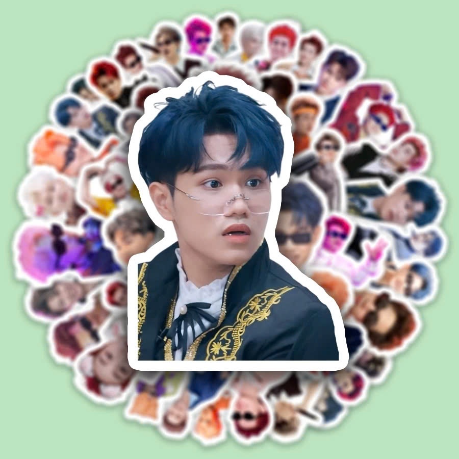 Set 40 sticker Idol Captain Boy chống nước trang trí đa năng TooYoo ...