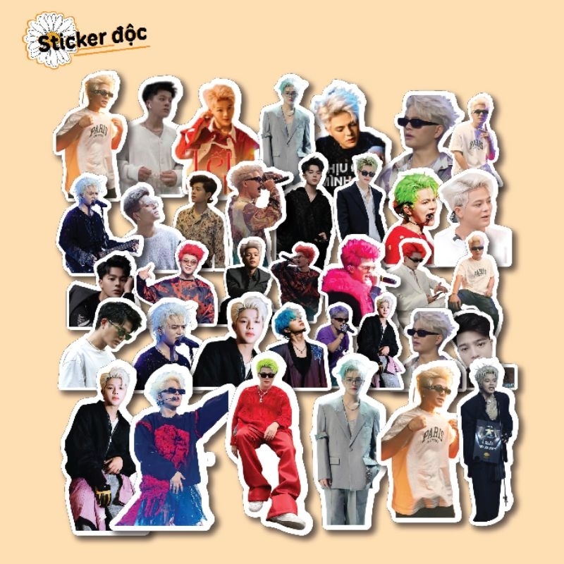 Sticker Anh Trai Quang Anh Rhyder dán laptop, điện thoại, đàn guitar ...