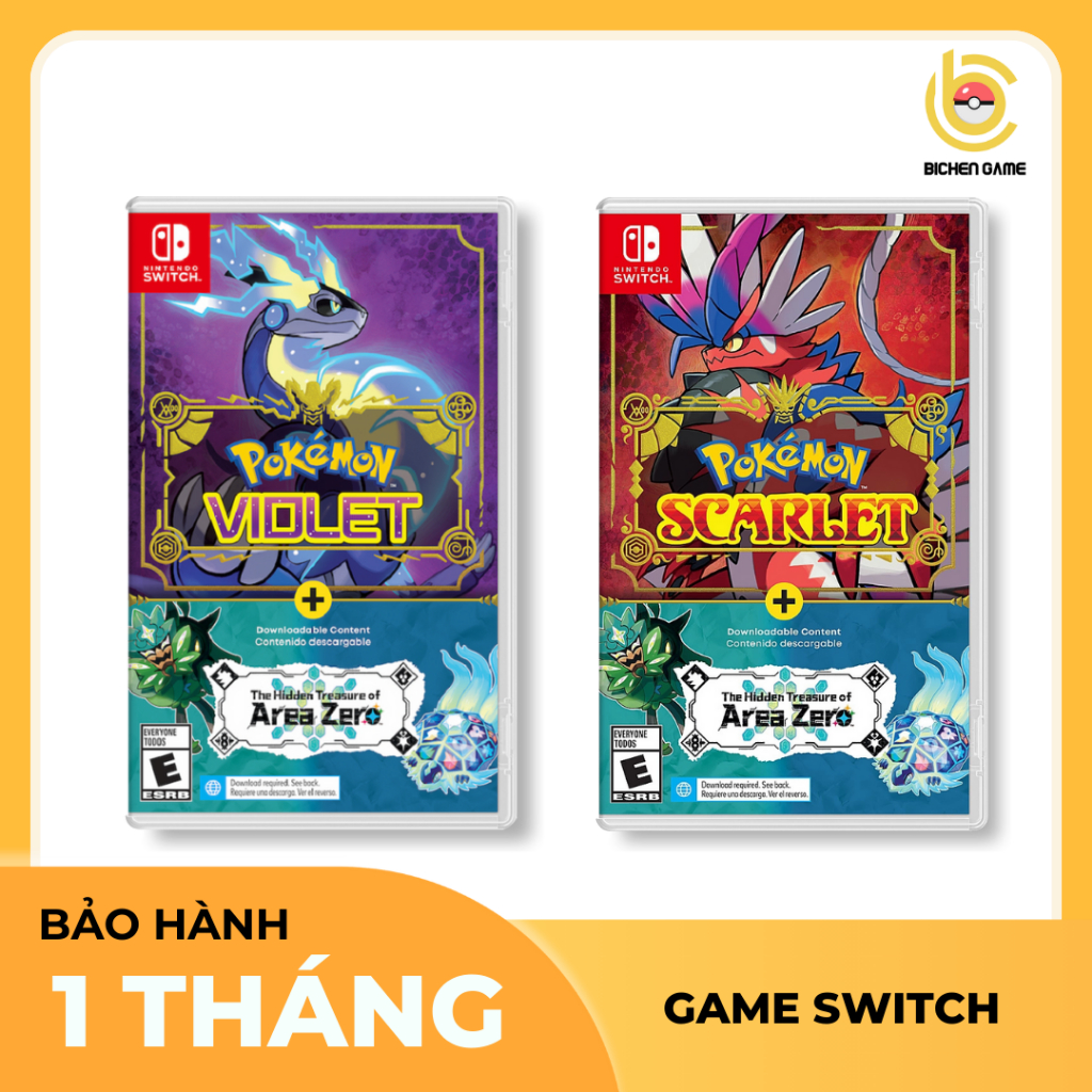 Game Nintendo Switch Pokemon Scarlet Violet - Game Pokemon Switch ...