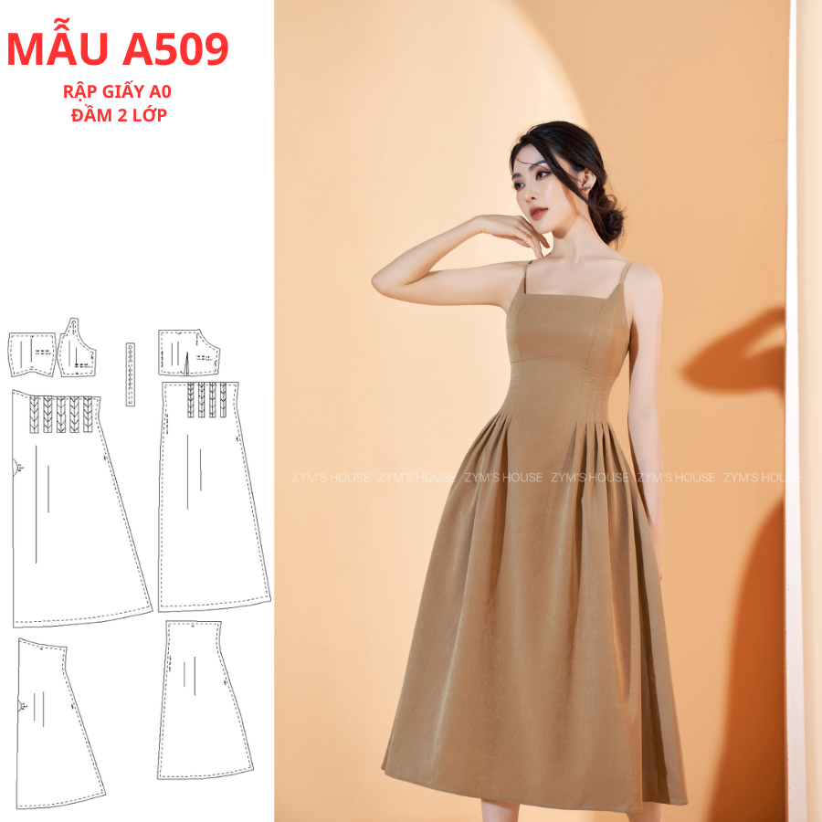 RẬp GiẤy A0 ĐẦm 2 DÂy 2 LỚp-a509 | Shopee Việt Nam