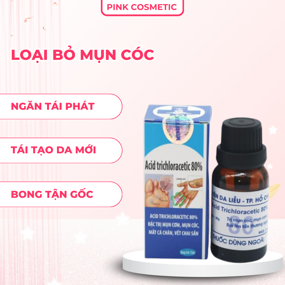 Tẩy nốt ruồi, mụn cơm, mụn cóc, mắt cá chân, vết chai sần, mụn thit ...