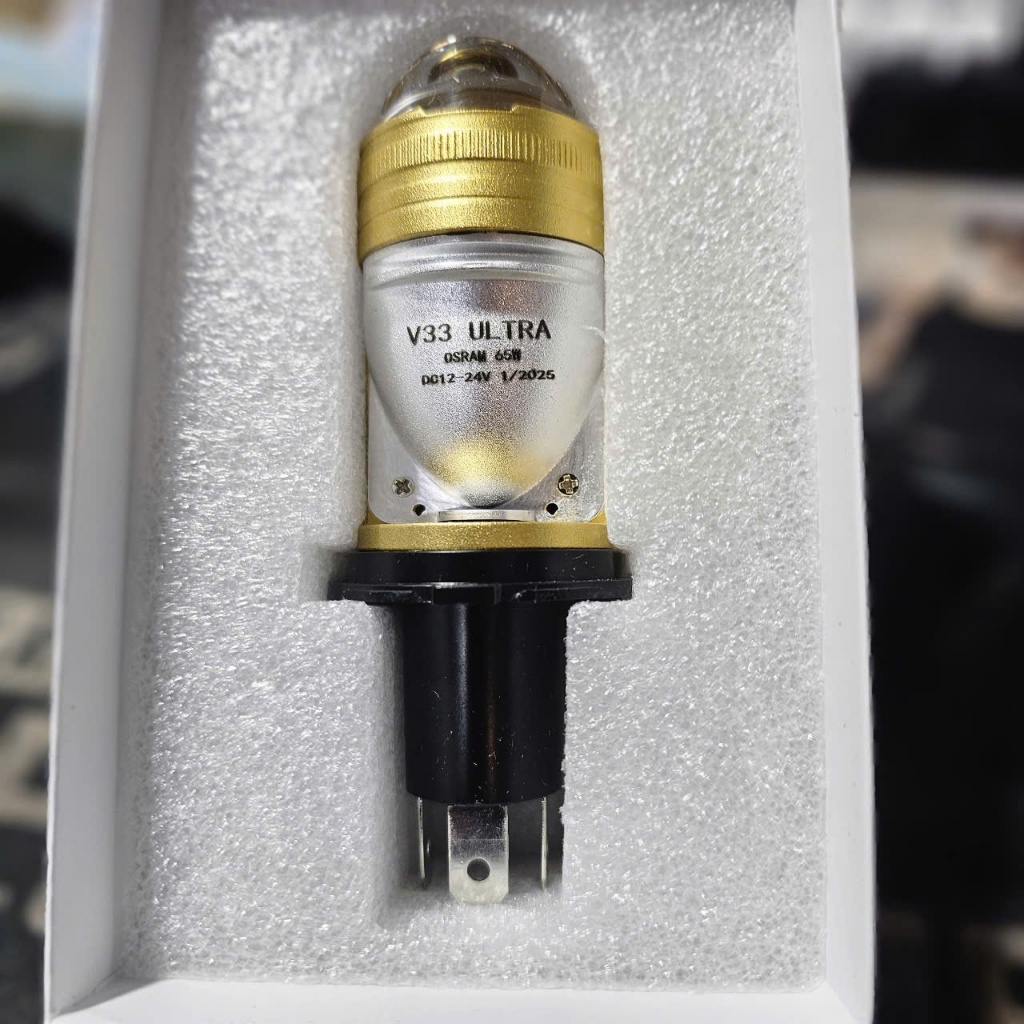 [New 2025] Đèn Pha Bi Cầu V33 Ultra Osram nâng cấp V22 - 12 24V DC 55W-65W Pha Laser - Bảo Hành ...