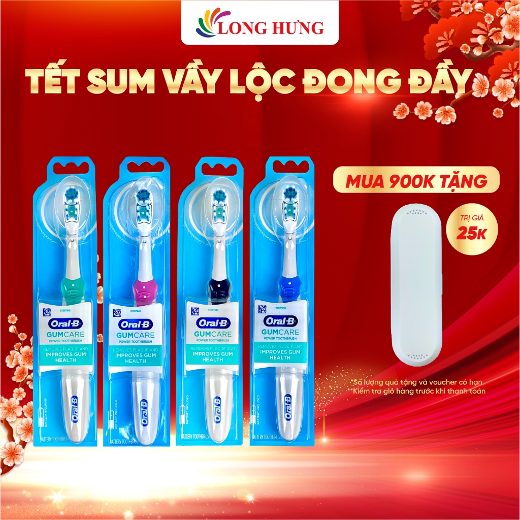 Bàn chải điện dùng pin Oral-B Gum Care Battery Toothbrush - Dùng pin AA ...